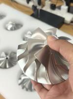 China UAV Machined Parts 7075 Billet Turbine Impeller 5-Axis Machined Dynamically Balanced for sale