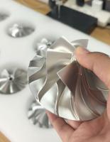 China UAV Machined Parts 7075 Billet Turbine Impeller 5-Axis Machined Dynamically Balanced for sale