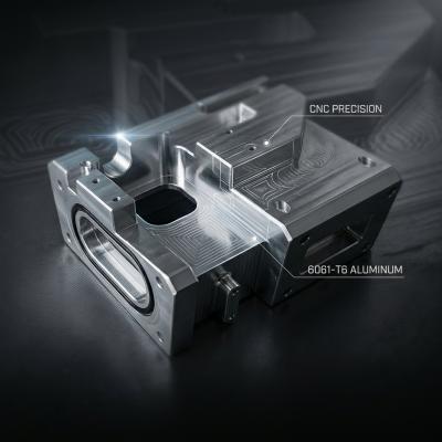 China 6061-T6 Aluminum CNC Machined Electronics Enclosure 0.02mm Sealing Groove Anodized for sale