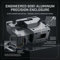 China 6061-T6 Aluminum CNC Machined Electronics Enclosure 0.02mm Sealing Groove Anodized for sale