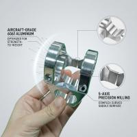 China Double-Layer CNC Machined Dual Clamp Bracket 6061 Aluminum Curved Mounting Saddle for sale