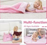 China Winter Gift Plush  Kids Unicorn Sleeping Bag For Ages 3 4 5 6 7 8 Child Teen for sale