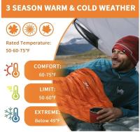China Ultralight Down Sleeping Bag , 550 650 Down Fill Power Cold Weather Mummy Sleeping Bag For Adults for sale