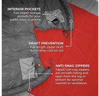 China +5F Lightweight  Warm Mummy Ultralight Sleeping Bag  With Two Way Zippe for sale