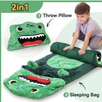 China Machine Washable Polyester Animal Themed Slumber Bag For Children'S Parties for sale