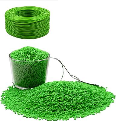 China Fireproof Cable PVC Compound Granules with UL94 V-1 Rating, Temperature Resistance 60-105℃, and 3-6mm Size for Wire & Cable Applications for sale