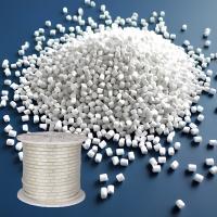 China White PVC Plastic Filler Masterbatch Particles 45P-90P Transparency for Low-Voltage Light Strips with ROHS Compliance for sale