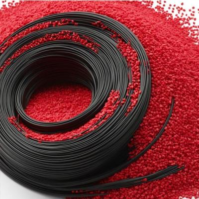 China PVC Compound Granules for Cable Insulation - UL94 V-0 Flame Retardant, 70-105°C Heat Resistance, Shore A 80 Hardness for sale