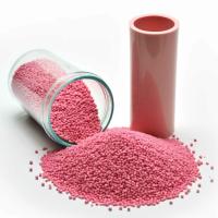 China Polypropylene Pink Foaming Agent Masterbatch for PU PE Pipe - 10-50% Pigment Content, 100-300°C Heat Resistance for sale