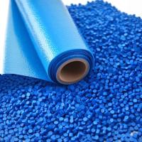 China PE PET Light Fast Blue Color Masterbatch Granules - 10-50% Pigment Content, ≥16 KN/m Tensile Strength for Plastic Films for sale