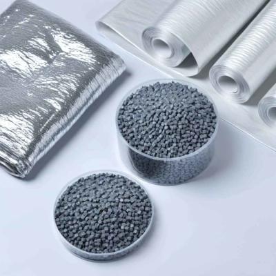 China ODM Anti-Scratch Gray Color Masterbatch for PE Protective Film - 3-6mm Granules, 100-270℃ Heat Resistance for sale