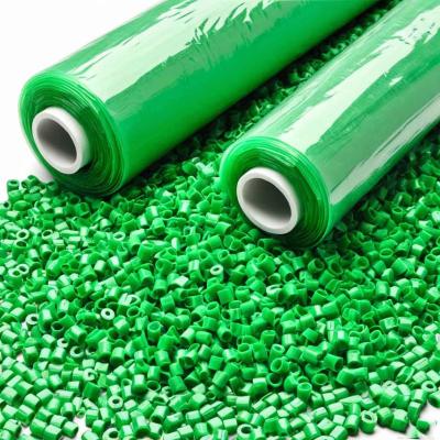 China EVA Green Color Antibacterial Masterbatch for PP PET Food Packaging Film - 170°C Heat Resistance, 3-6mm Granules for sale