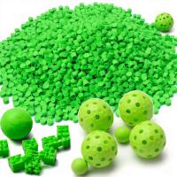 China Green EVA Masterbatch Pellets with 12% Pigment Content for Shoe & Toy Foaming - Heat Resistant to 200°C for sale