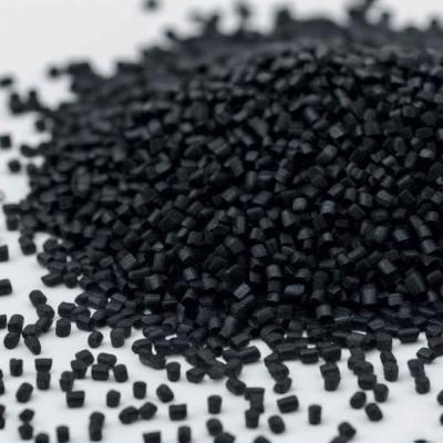 China PC ABS Carbon Fiber Conductive Masterbatch - 11.5g/10min MFI, 1725 Mpa Bending Modulus Plastic Beads for sale