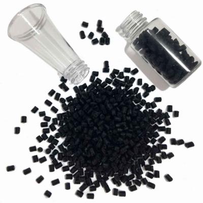 China PA Nylon Conductive Masterbatch 15-30% Carbon Fiber Content with 10³-10⁹ Ω Surface Resistivity for Injection Molding for sale