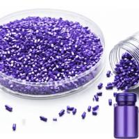 China Food Grade PET Purple Masterbatch with 300-350°C Heat Resistance and Level 5 Migration Resistance for Plastic Manufacturing for sale