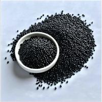 China PE Black Masterbatch Plastic Pellets 40-50% Carbon Black Content with 2-20 g/10min Melt Flow for Injection Molding for sale