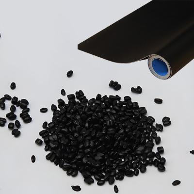 China PVC Flooring Carbon Black Masterbatch with 45% Pigment Content and 300℃ Heat Resistance for UV Protection for sale
