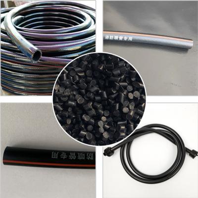 China Black Color Masterbatch with ≥300°C Heat Resistance and 1.2-1.5g/cm³ Density for Plastic Manufacturing for sale