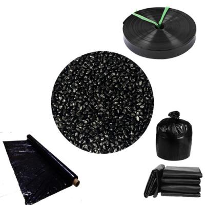 China TUWE TWC806 Black Color Masterbatch 25-50% Pigment Content with 5-20g/10min Melt Flow Index for Plastic Manufacturing for sale