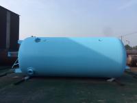 China Stainless Steel Horizontal Air Receiver Tanks , 60 / 100 Gallon Air Compressor Tank for sale