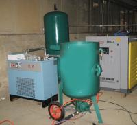 China Fixed High Pressure Sand Blasting Machine , Metal Surface Blast Cleaning Equipment for sale