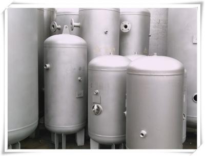 China Stainless Steel Auxiliary Air Compressor Receiver Tank With Frosting Fabrication Processing for sale