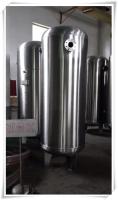 China Stainless Steel Vertical Air Receiver Tank For Rotary Screw Air Compressor for sale