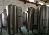 China Refillable Stainless Steel Compressed Air Receiver Tank For Non Toxic Gases 5000L Capacity for sale