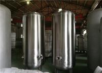 China Horizontal Pressure Vessel Design Gas Storage Tanks , Stainless Steel Pressure Tank for sale