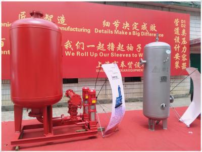 China 0.6 MPa Pressure Diaphragm Pressure Tank Galvanized Stainless Steel High Volume for sale