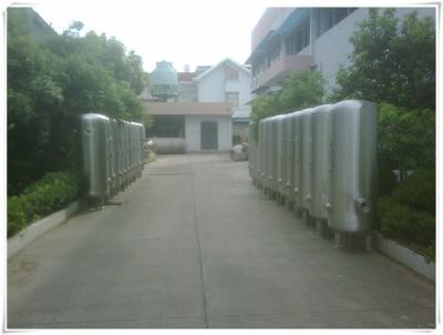 China 100 Gallon Compressed Stainless Steel Air Receiver Tank For Home / Industrial Application for sale