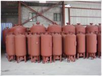 China 30 Gallon Air Compressor Replacement Tank , Air Compressor Vertical Tank With Legs for sale