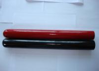 China Black Thermocouple Ceramic Tube Plain Enamel Protection Industrial for sale