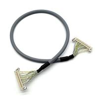 China Robotics LVDS Wire Harness 0.8mm Mini Coaxial Shielded Cable Assembly for sale