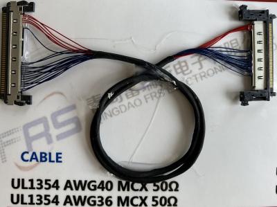 China 0.8mm Awg40 LVDS 30 Pin Connector Cable 180mm Wire Harness for sale