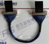 China Awg40 LVDS Wire Harness 210mm LCD 40 Pin Connector Micro Coax Cable Assemblies for sale