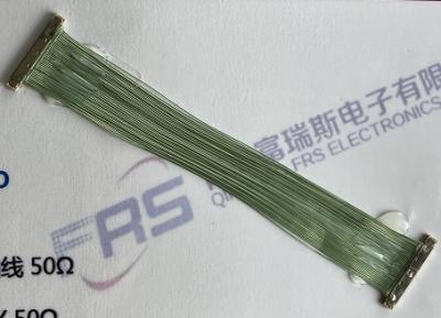China Micro Coax Awg40 30 Pin To 40 Pin LVDS Cable Double Shield Wire Assembly for sale