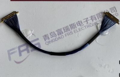 China 40awg Micro Coax 30 Pin LVDS Connector 250mm Cable Assemblies for sale