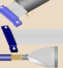 China 0.3mm HDMI FFC Flat Cable , 0.5mm Ultra Flexible Ribbon Cable for sale