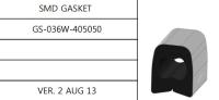 China AU SN SMD Gasket Silicone Flat Rubber Seal Ring Corrugated for sale