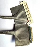 China 300mm LVDS Wire Harness HRS Single Shield Flexible Coaxial Cable Assembly for sale