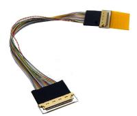 China LCD LVDS Wire Harness 240mm 0.5mm Cable 30 Pin Modeling for sale
