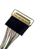 China LCD LVDS Wire Harness 240mm 0.5mm Cable 30 Pin Modeling for sale