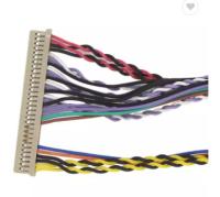 China 40 Pin LVDS Wire Harness Electrical , 50mm Car Trailer Wiring Harness for sale