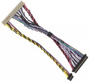 China 40 Pin LVDS Wire Harness Electrical , 50mm Car Trailer Wiring Harness for sale