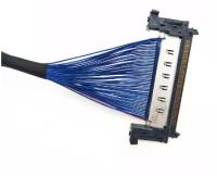 China AWG44 0.5mm Micro Coax Cable Assemblies , 170mm LVDS Cable Assembly for sale