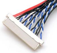 China Television LVDS Wire Harness Black , 220mm Radio Wire Harness Fot High Definition TV for sale