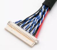 China Television LVDS Wire Harness Black , 220mm Radio Wire Harness Fot High Definition TV for sale