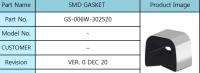 China Plating 25mm SMD Gasket 20mm Shielding Electronic For Electricity Production for sale